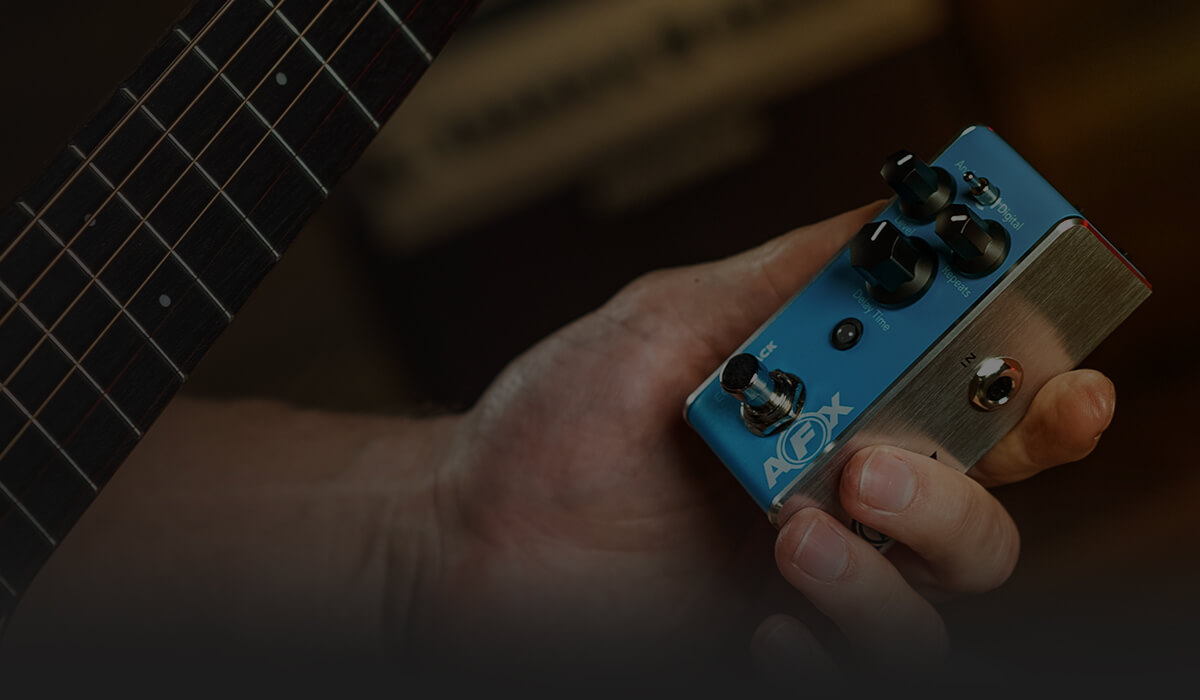 AFX EchoBack Mini Acoustic Guitar Delay Pedal